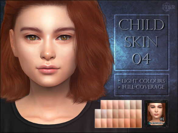 Child skin 04 - light colours - Sims Love