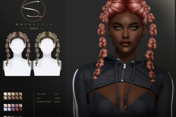COCO HAIR alpha cc - Sims Love
