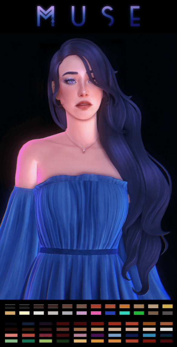 SIMANDY Muse Hair PPCW - Sims Love