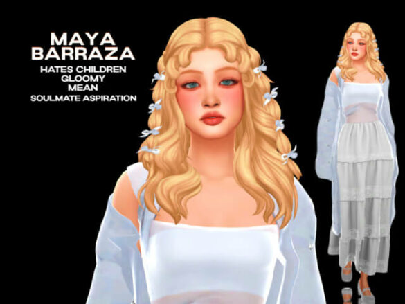 MAYA BARRAZA sim tray cc - Sims Love