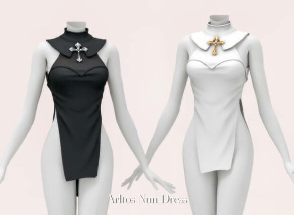 Nun Dress OVERVIEW - Sims Love