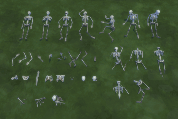 S4Nexus Skeleton Costume Conversion - Sims Love