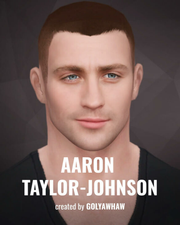 Aaron Taylor-Johnson Sim + Skin - Sims Love