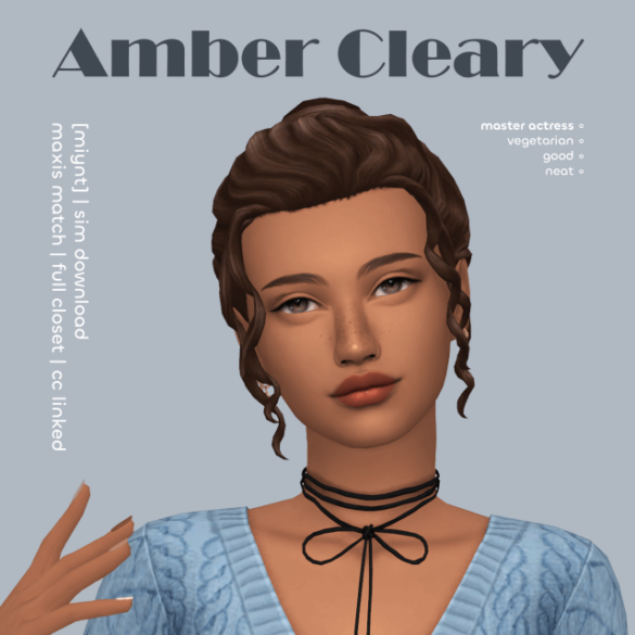 [SIM DOWNLOAD] Amber Cleary - Sims Love