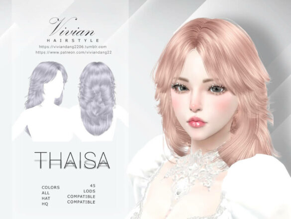 Thaisa - Hairstyle - Sims Love