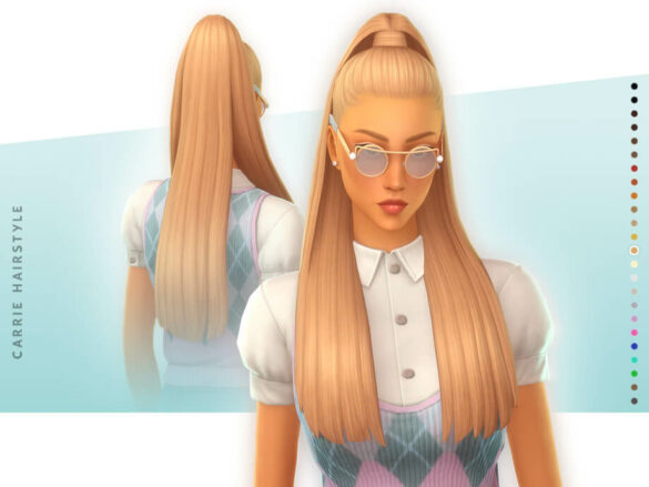 Carrie Hairstyle - Style 3 - Sims Love