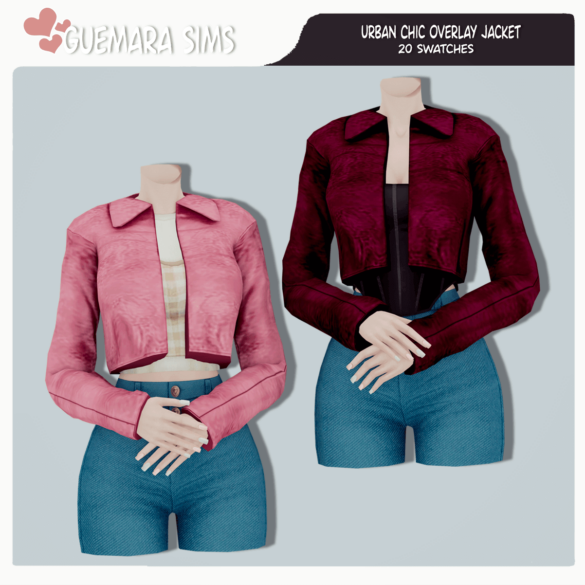 Urban Chic Overlay Jacket - Sims Love
