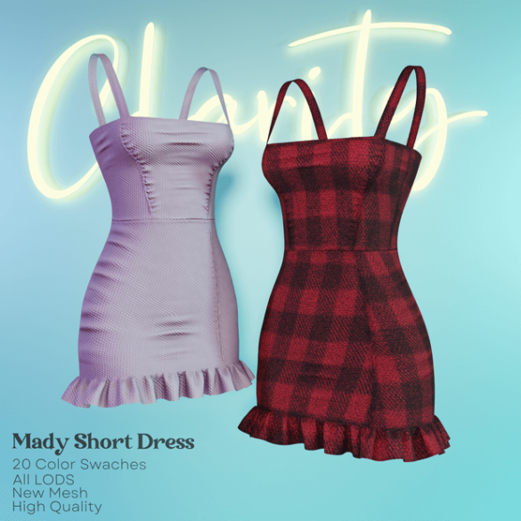 Mady Short Dress - Sims Love