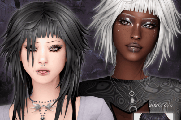 Careers Collection Ottilie Half-Up Bun Hairstyle - Sims Love